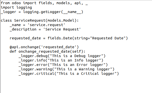 Odoo Logging Using Logging In Odoo 16